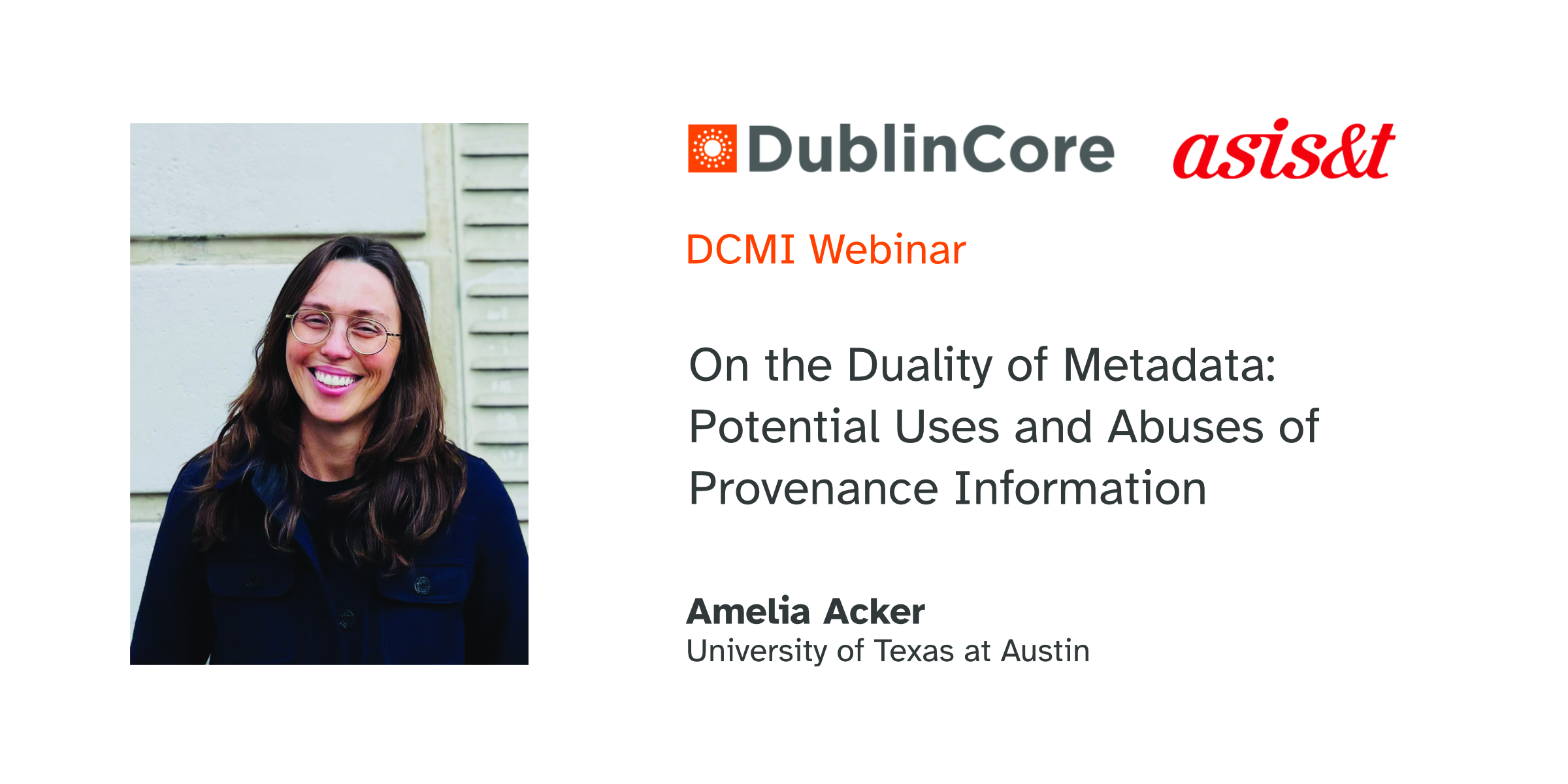 DCMI: On the Duality of Provenance Metadata
